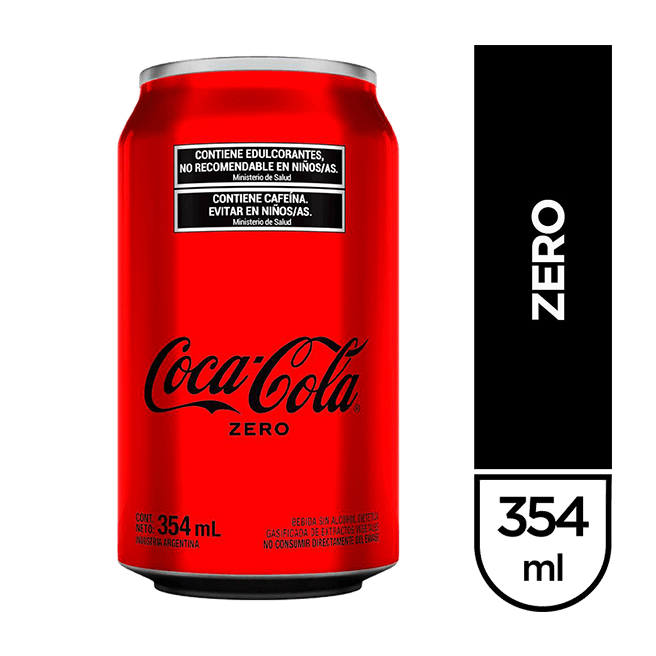 Gaseosa COCA COLA Zero Lata 354ml - Micro Go
