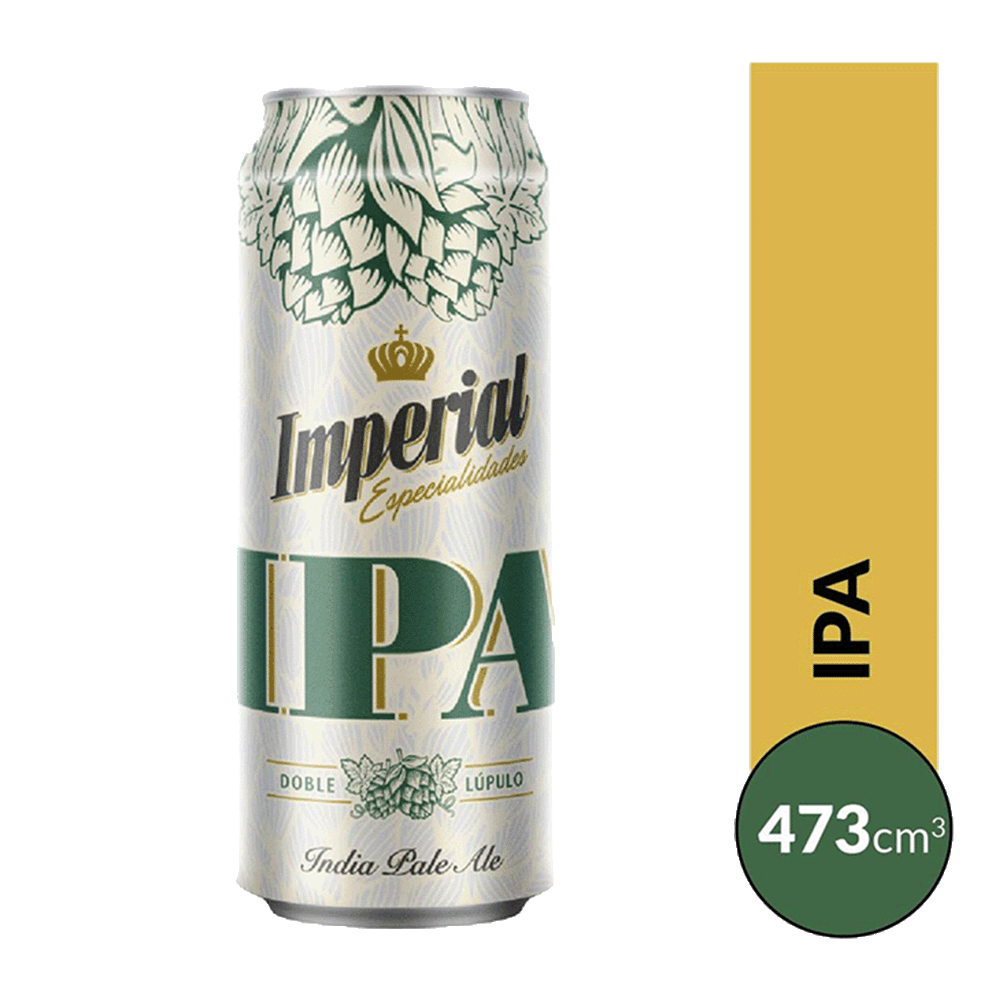 Cerveza IMPERIAL Ipa Lata 473cc - Micro Go