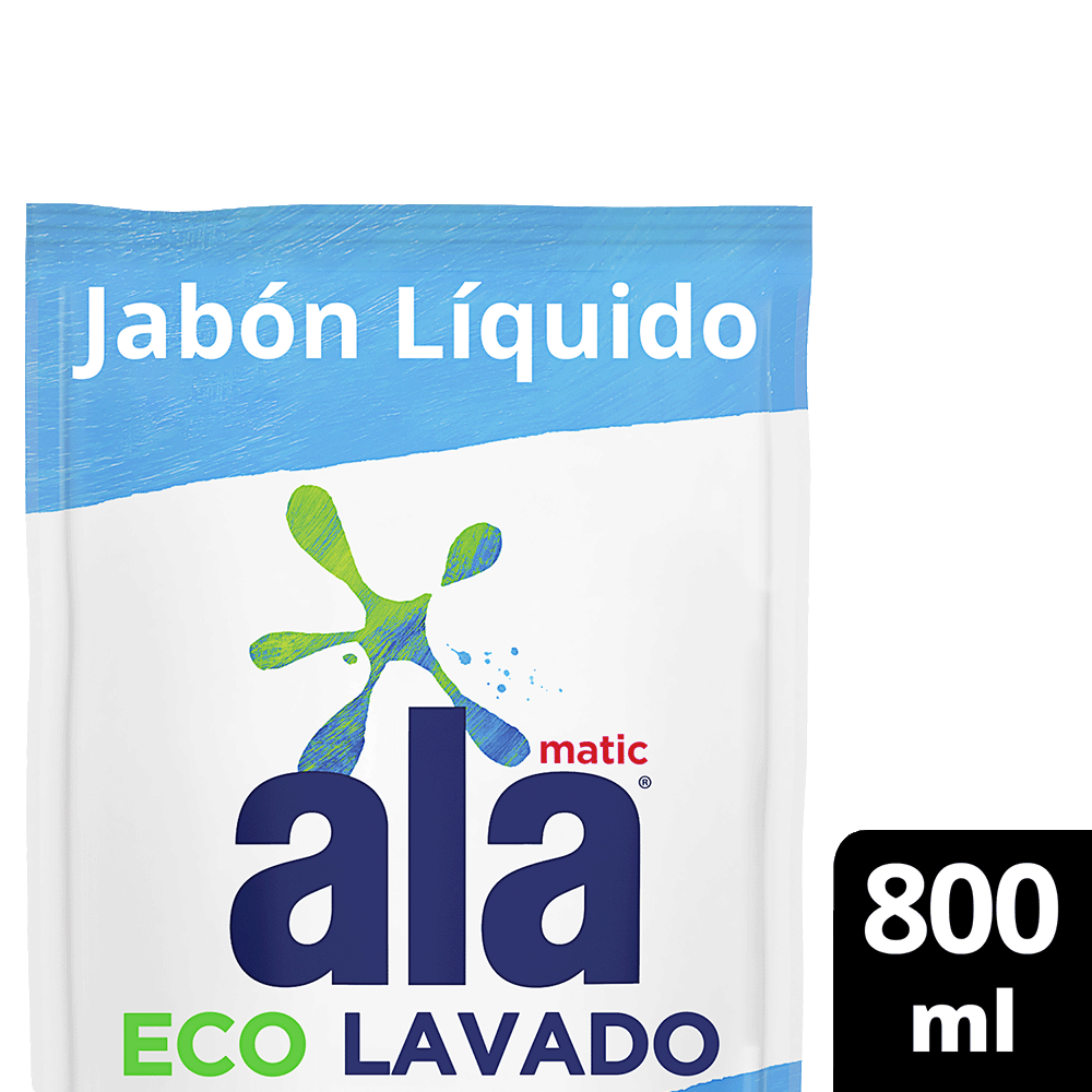 Jabón Liquido ALA Ecolavado Doy Pack 800ml - Micro Go