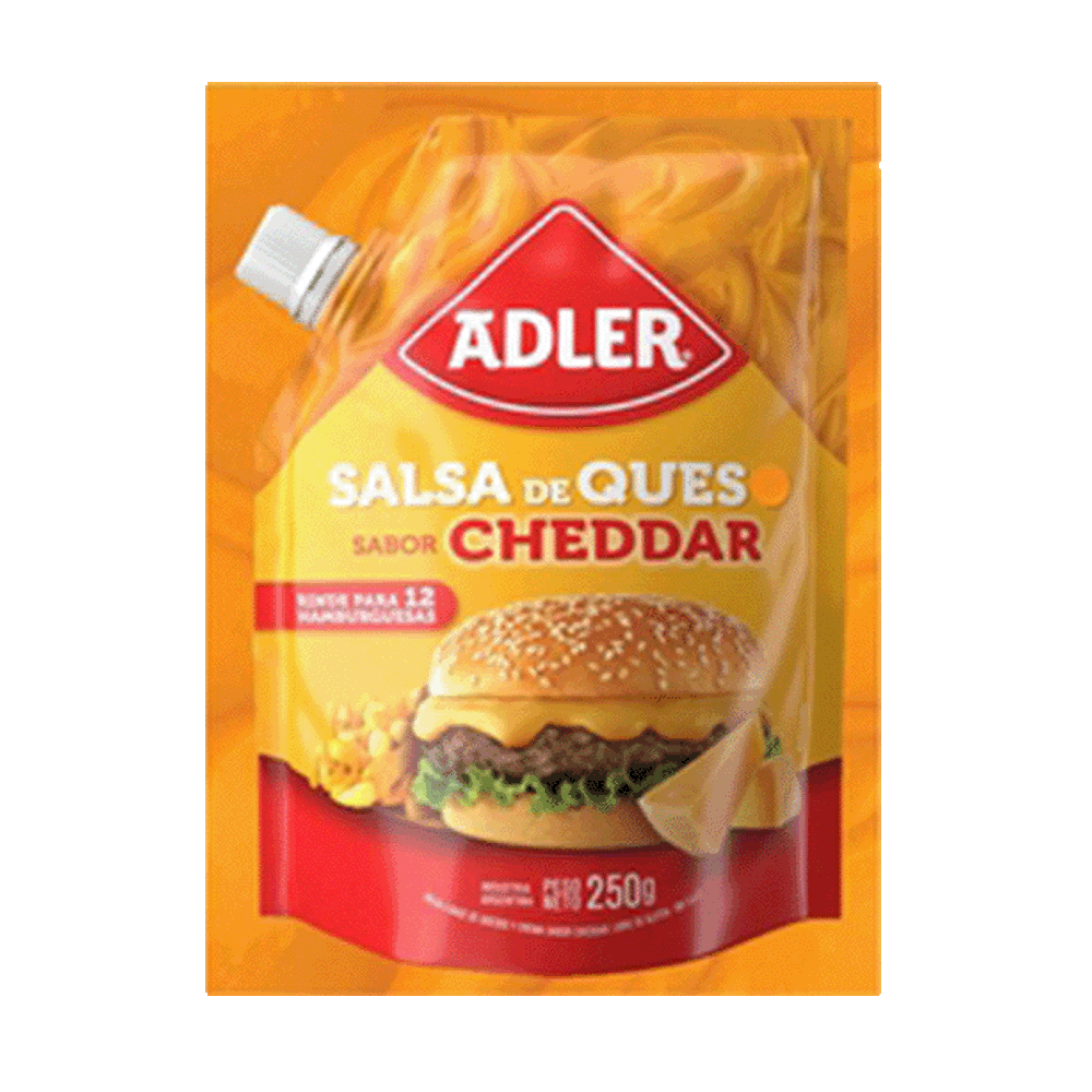 Salsa ADLER Queso Cheddar 250g - Micro Go