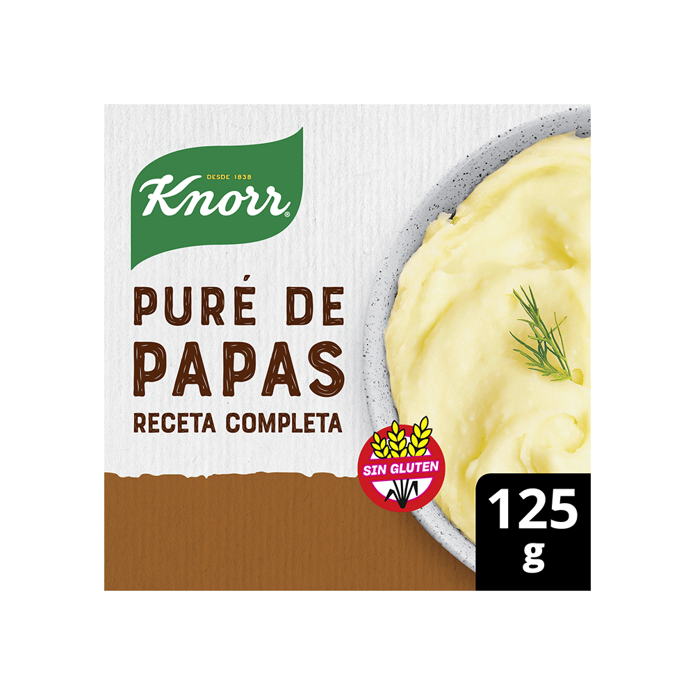 Pure Papas KNORR Receta Completa Nuevo 125g - Micro Go