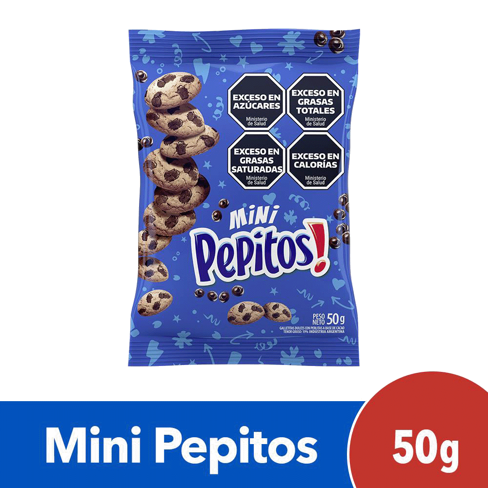 Galletitas PEPITOS Mini 50g - Micro Go
