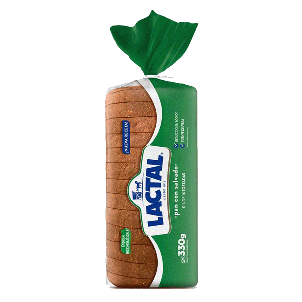 Pan LACTAL Con Salvado 330g - Micro Go