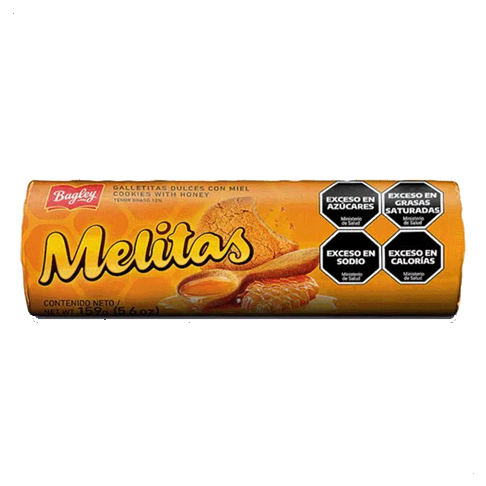 Galletitas MELITAS Con Miel 159g - Micro Go