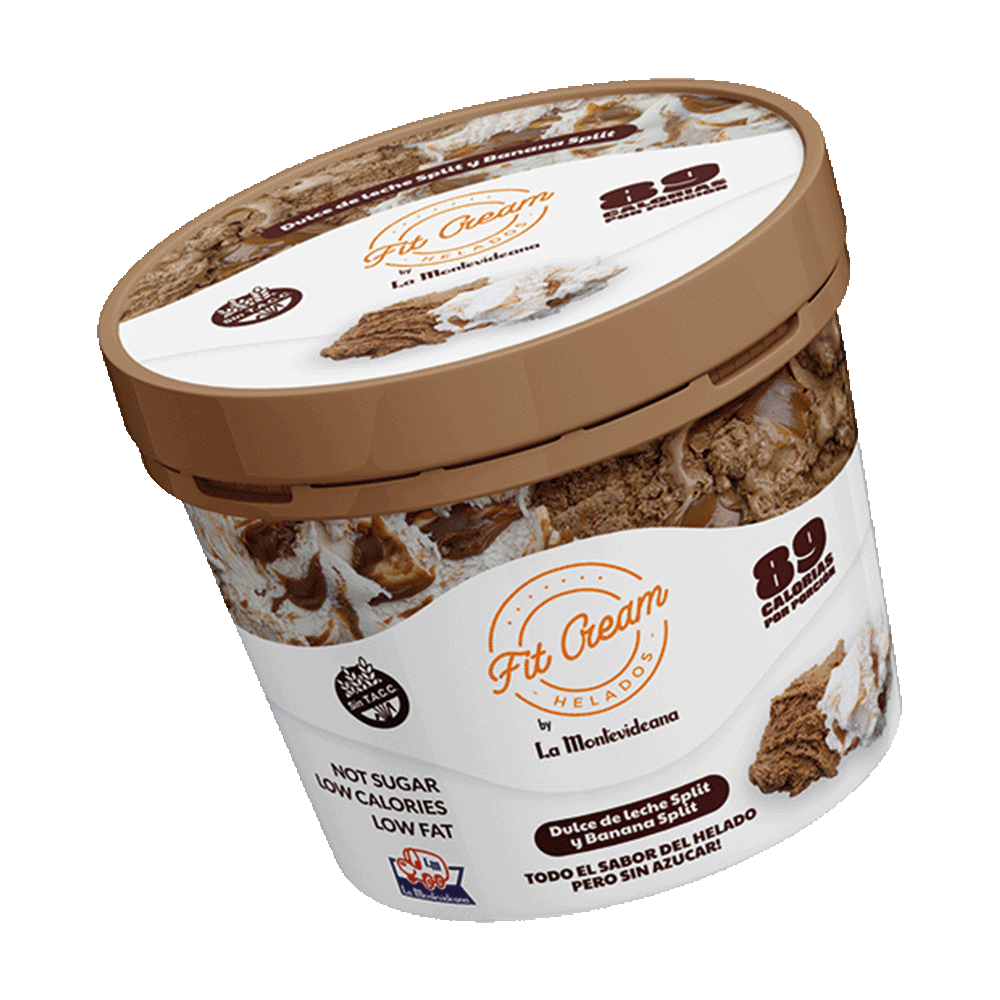 Helado FIT CREAM DDL-Banana Split S/Azucar 210g - Micro Go