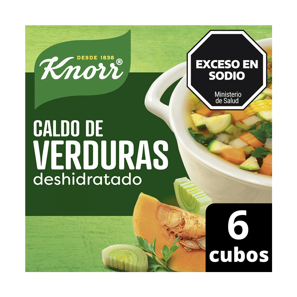 Caldo KNORR Verduras 6u - Micro Go