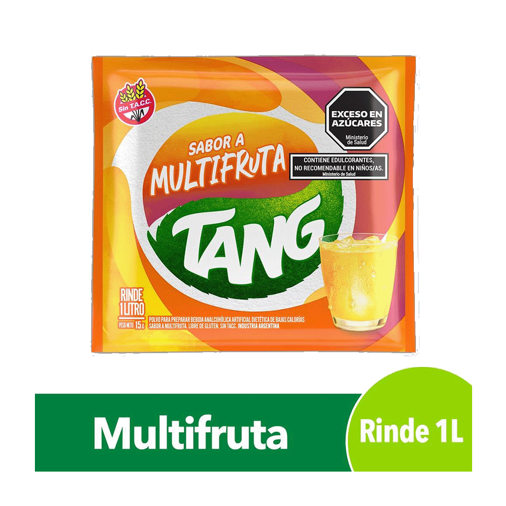Jugo En Polvo TANG Multifruta 15g - Micro Go