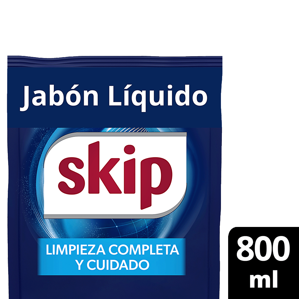 Jabón Liquido SKIP Bioenzimas Doy Pack 800ml - Micro Go