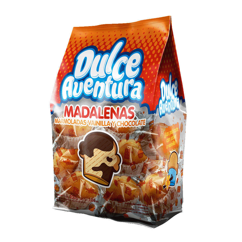 Magdalenas DULCE AVENTURA Marmolada 200g - Micro Go