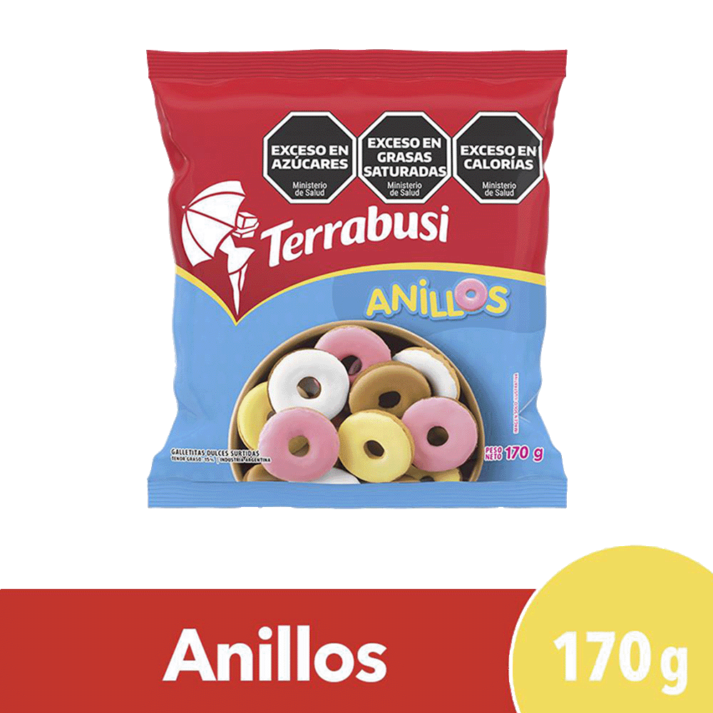 Galletitas TERRABUSI Anillos Surtidos 170g - Micro Go