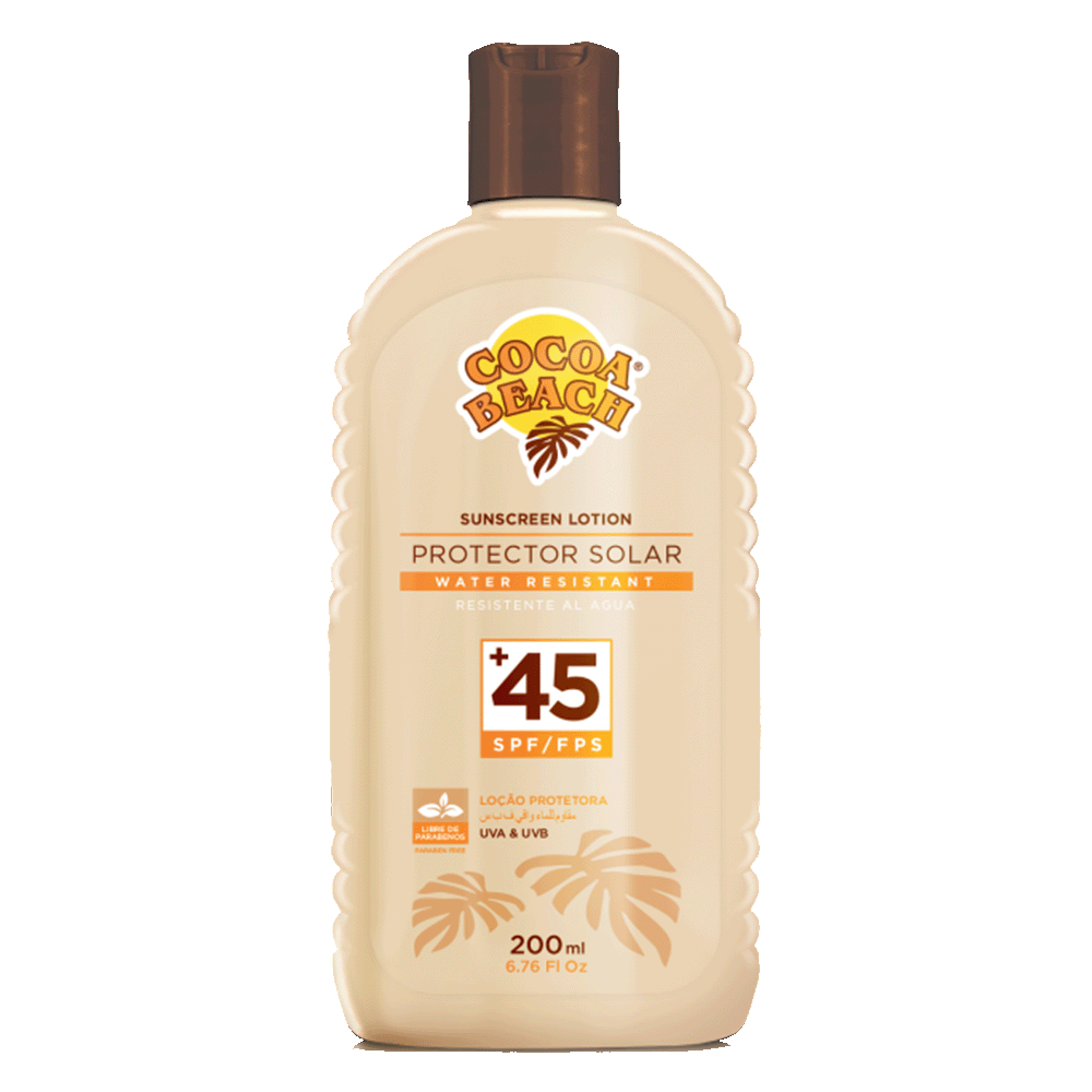 Protector Solar COCOA BEACH Lotion F45 200ml - Micro Go