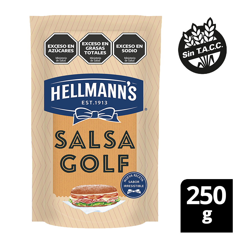 Salsa Golf HELLMANNS Sin Tacc Doy Pack 250g - Micro Go