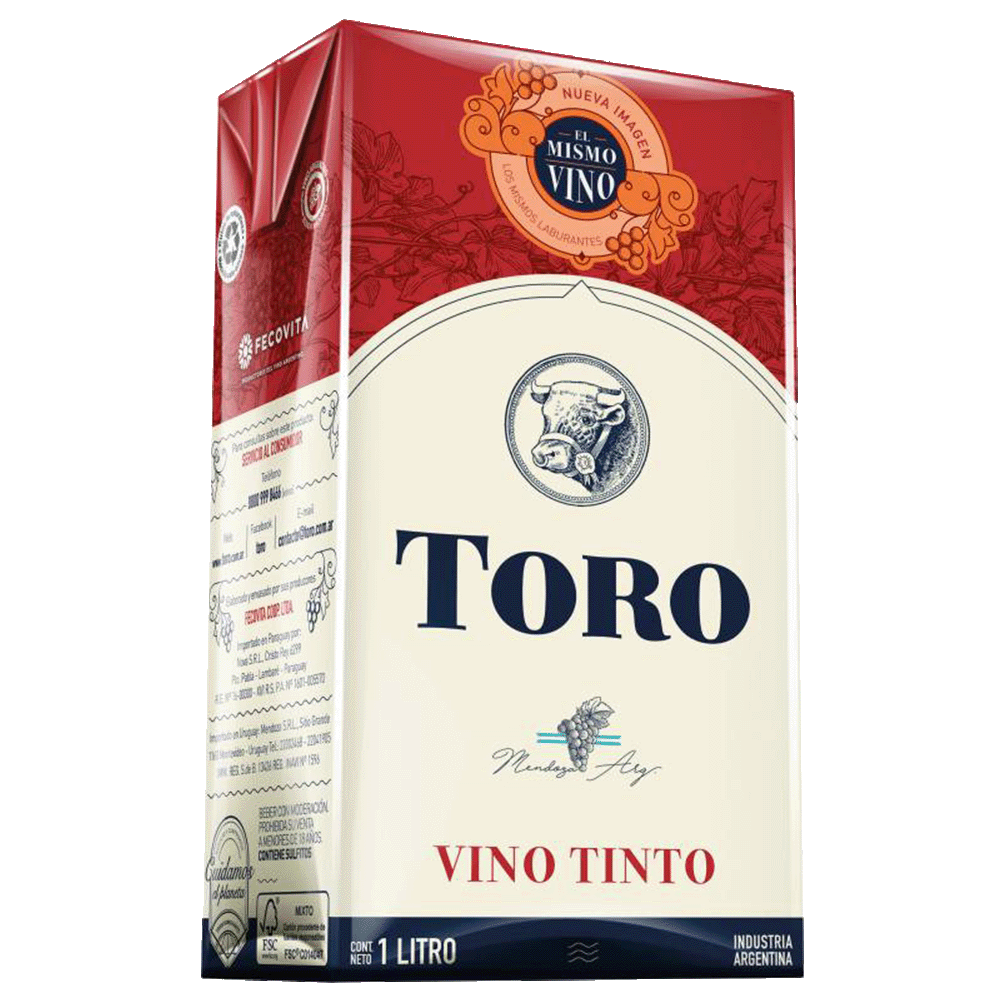 Vino TORO Tinto Flex Brik 1l - Micro Go
