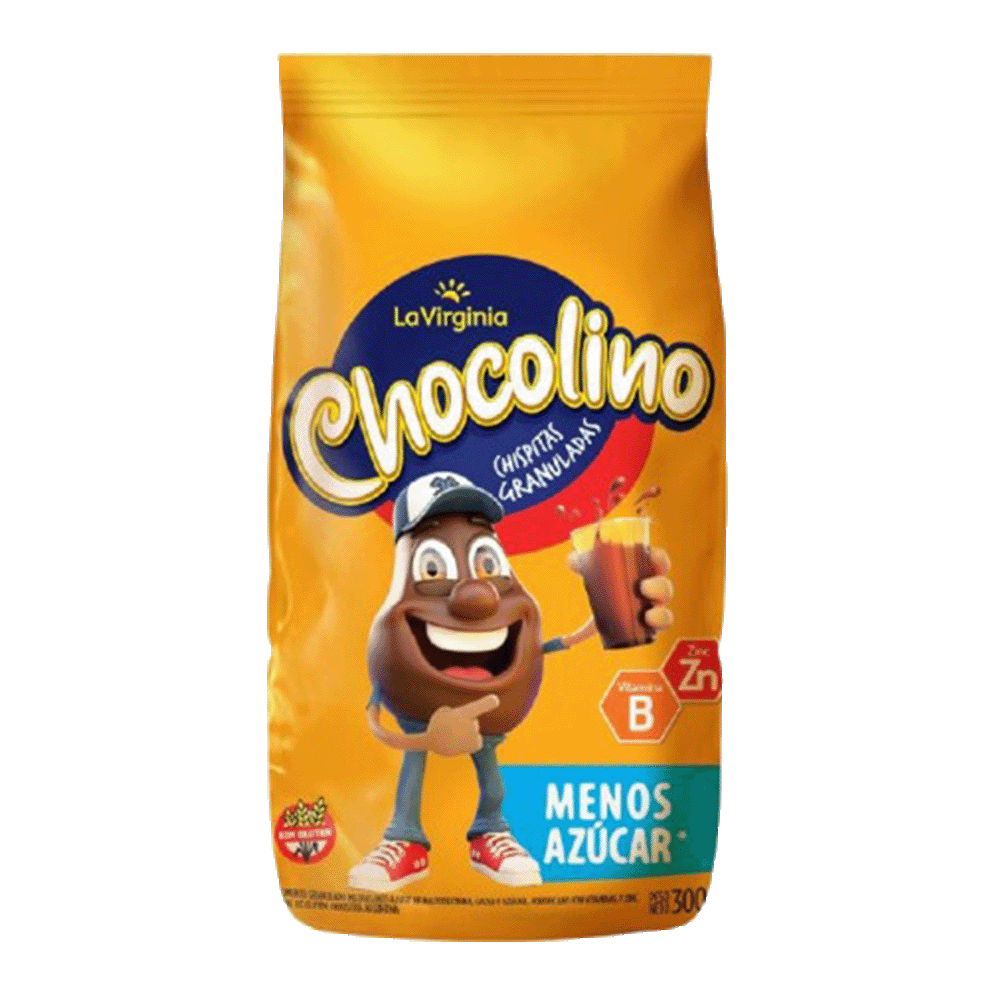 Cacao CHOCOLINO Menos Azucar 300g - Micro Go