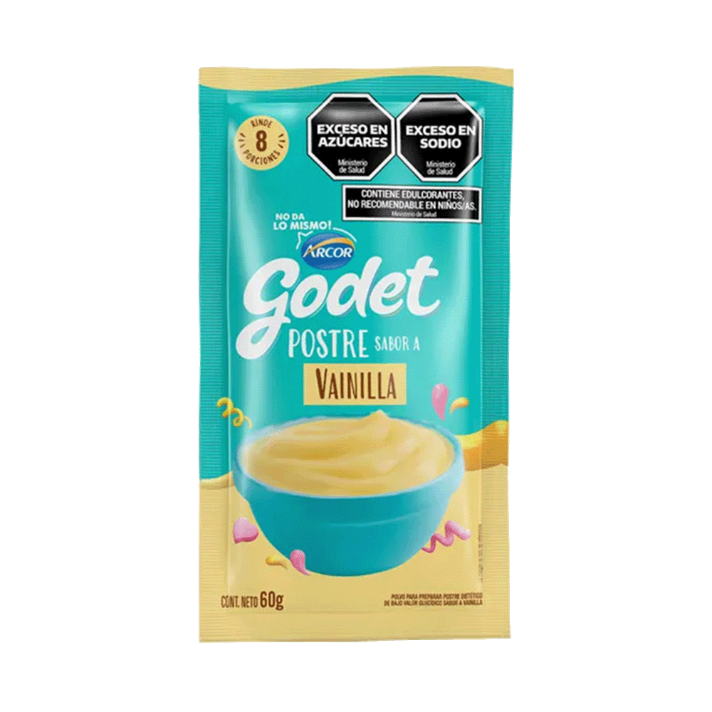 Postre GODET Vainilla 60g - Micro Go