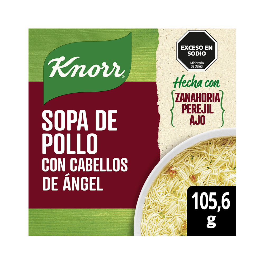 Sopa KNORR Pollo Cabello Angel 105.6g - Micro Go