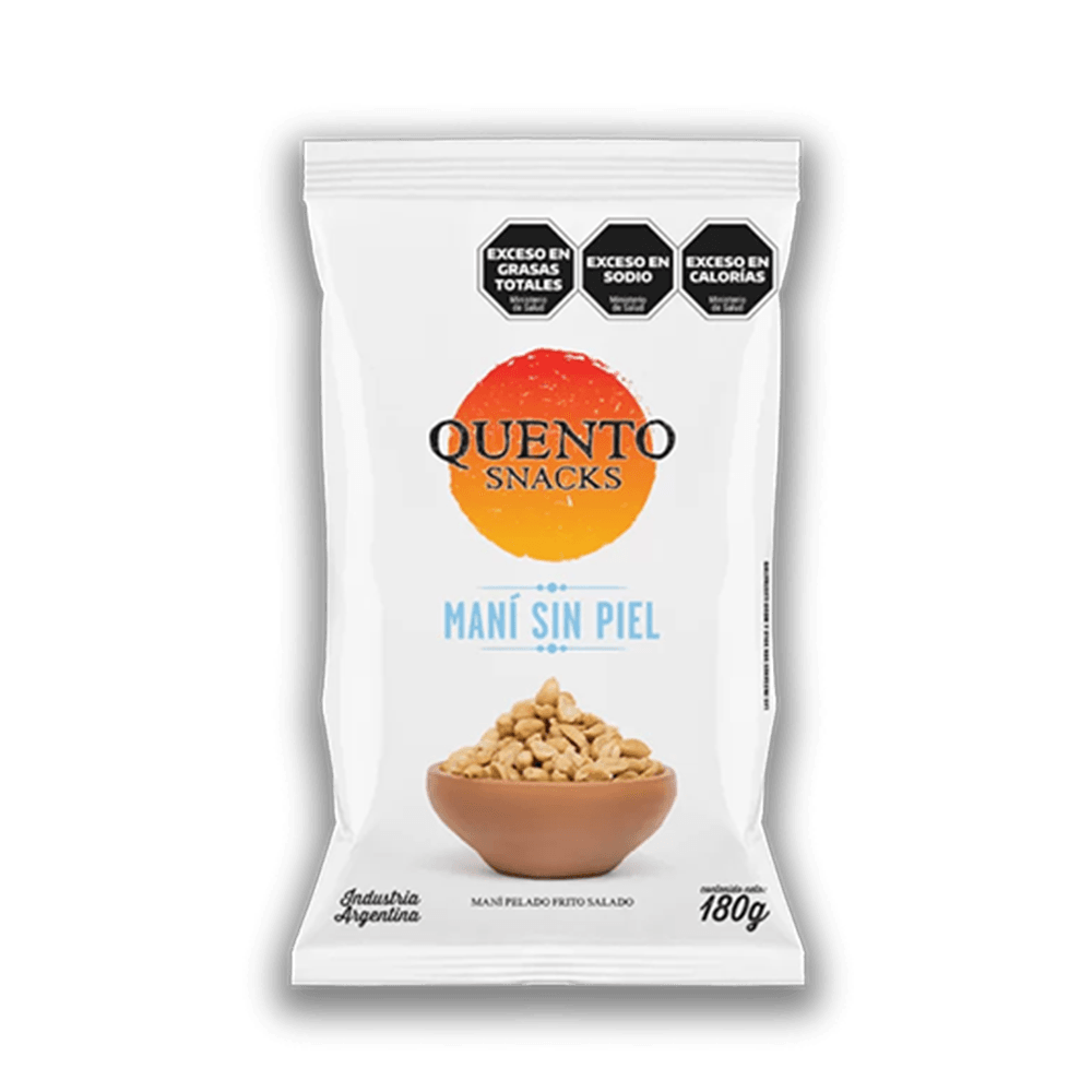 Mani QUENTO Pelado 180g - Micro Go