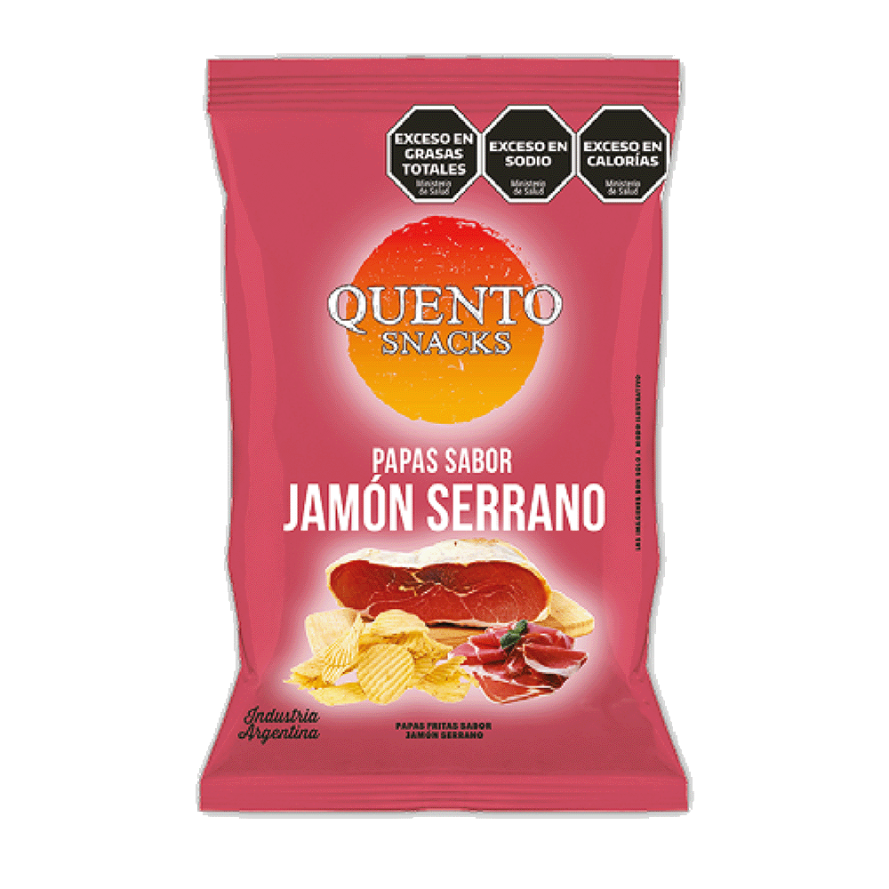 Papas QUENTO Jamon Serrano 82g - Micro Go